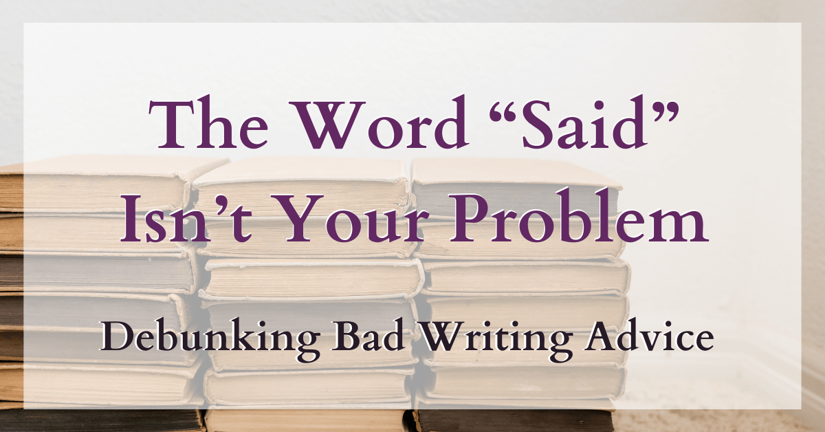 The REAL way to handle “said” when writing dialogue – Erin Alladin